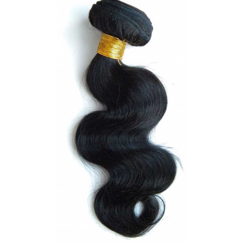tissage indien big wave avec cheveux indiens ondulés naturels 14 pouces