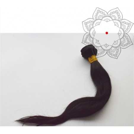 tissage indien straight raide lisse avec cheveux indiens naturels 18 pouces